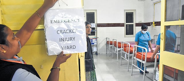 Hospitals scale up to treat firecracker burns