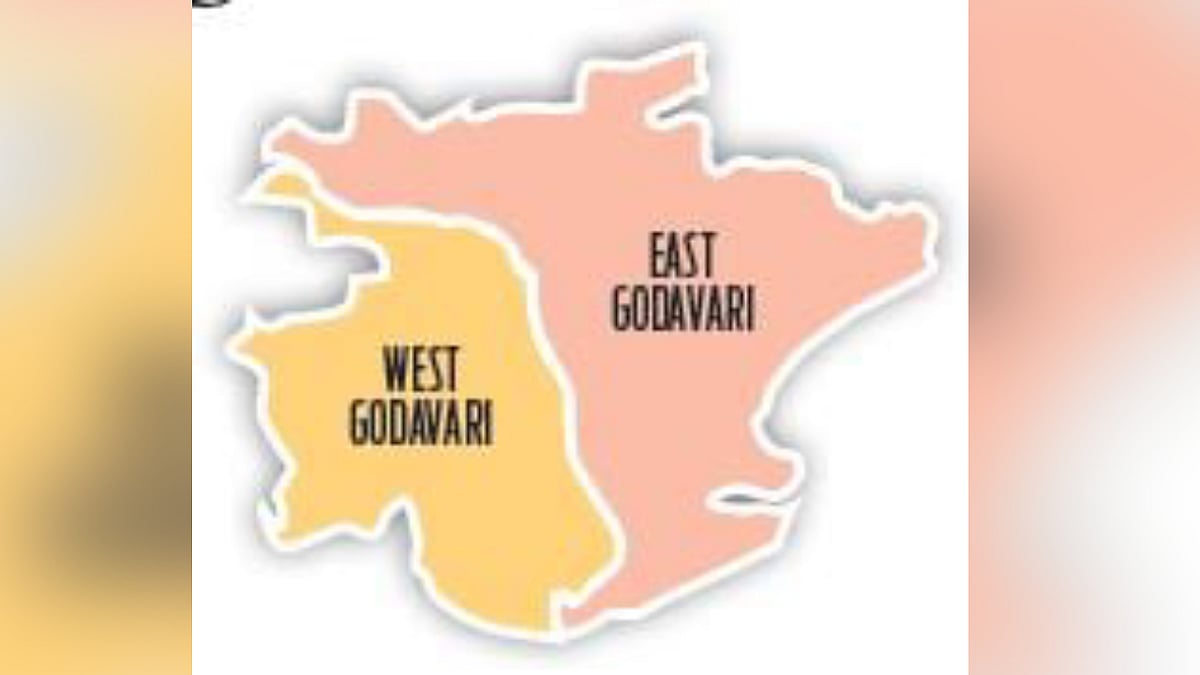 East Godavari New Districts Map Of Andhra Pradesh State