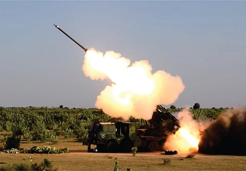 Flight tests of Guided Pinaka Weapon System completed by DRDO