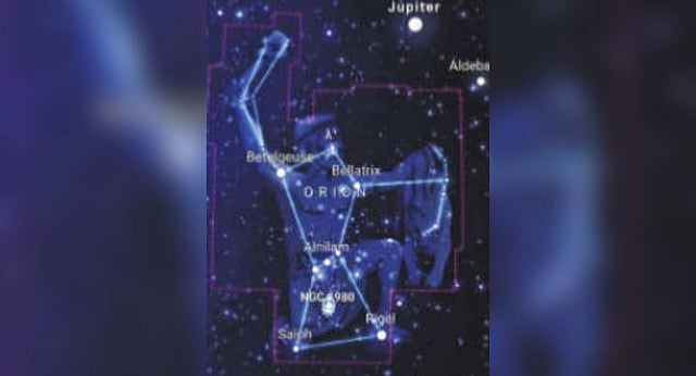 Joining the dots: Seen the Orion's Belt at night?