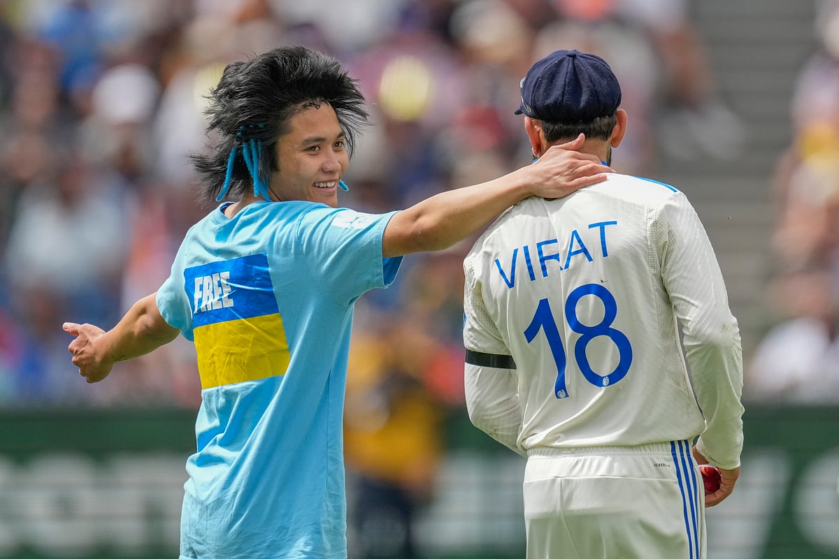 Border-Gavaskar Trophy: Pitch invader who tried to hug Kohli booked by ...