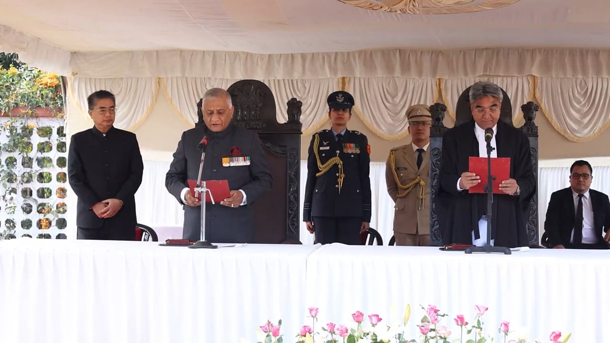Former Army chief VK Singh sworn in as Mizoram governor