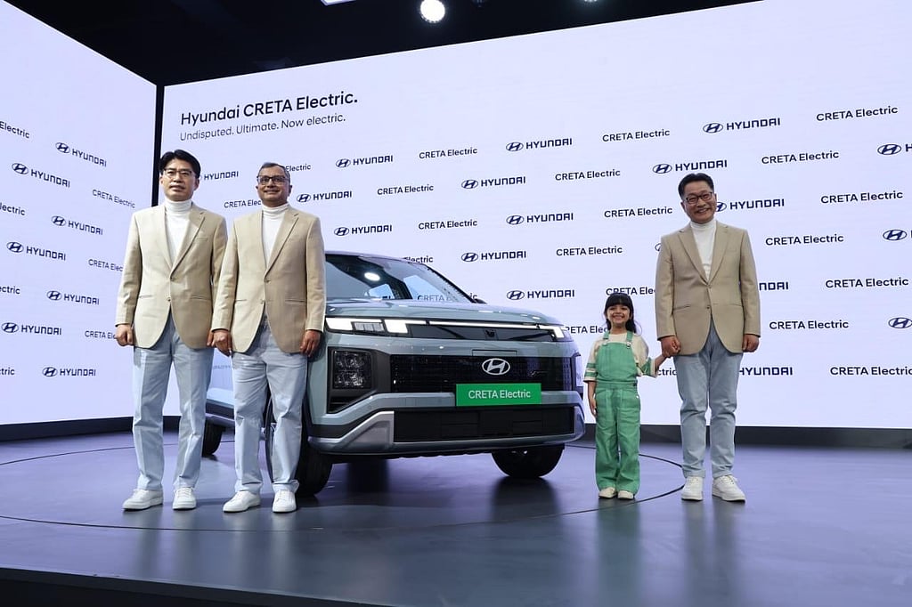 Hyundai launches Creta Electric at Rs 17.99 lakh during Bharat Mobility ...