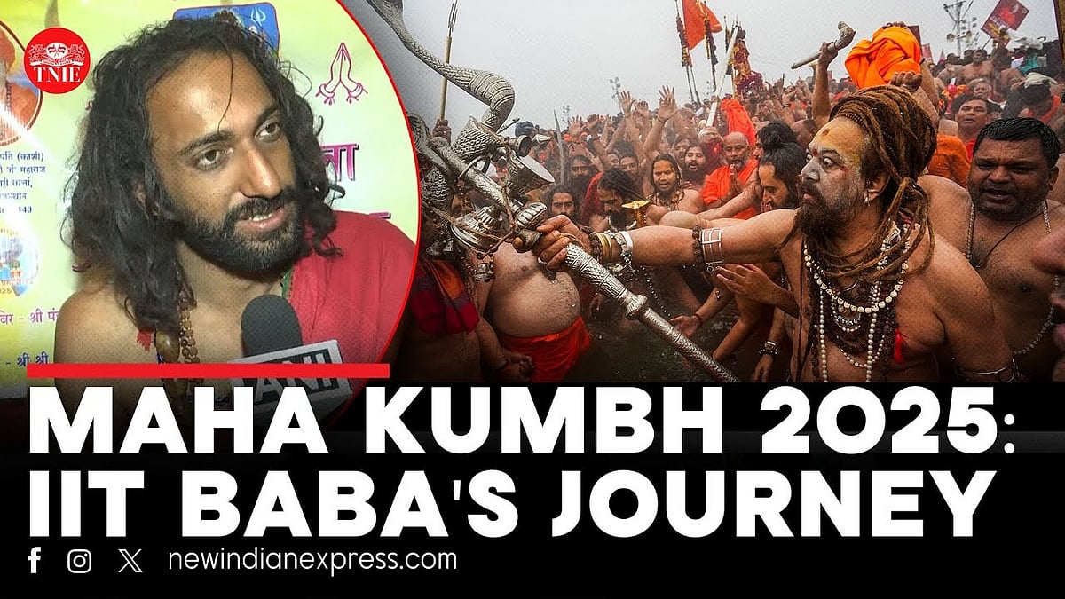 Viral IIT Baba's Journey |'IIT baba' who turned monk after graduation | Maha Kumbh 2025