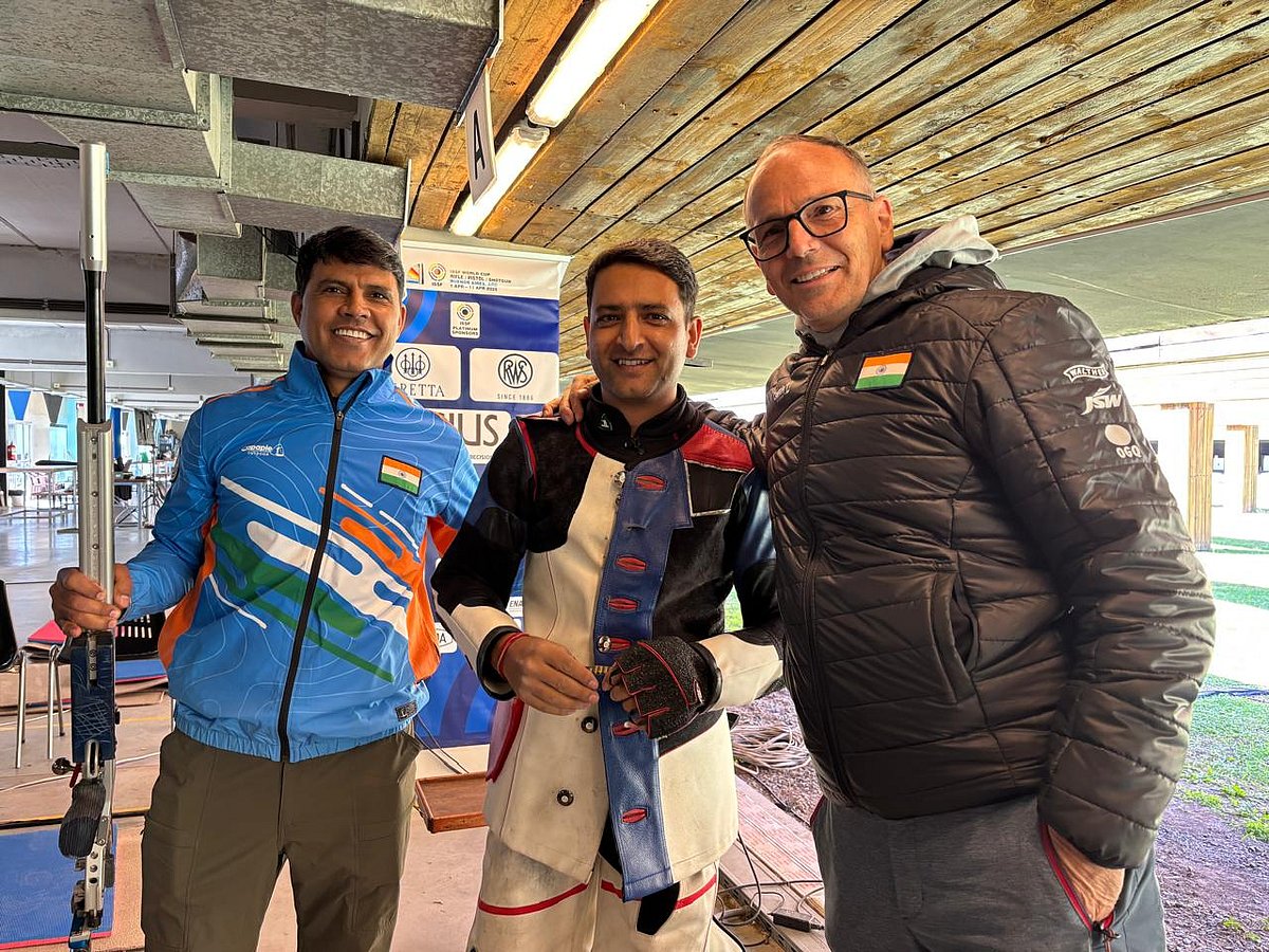 Chain Singh captures bronze in ISSF World Cup