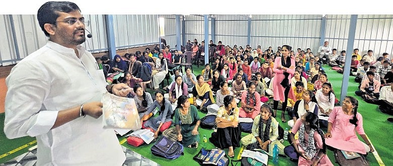 Doctor-turned-MLA Chandru Lamani offers free SSLC coaching to rural ...