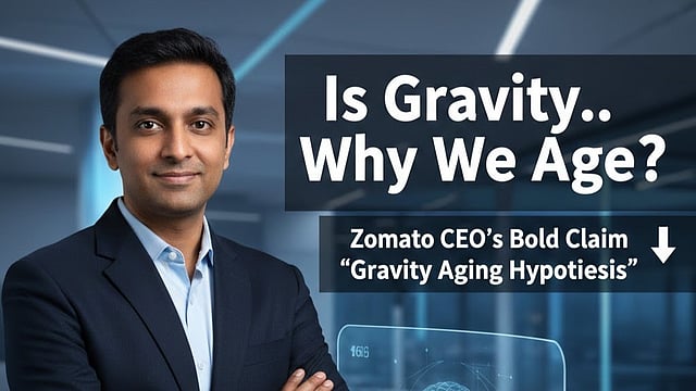Zomato CEO’s gravity-aging theory ignites scientific controversy.