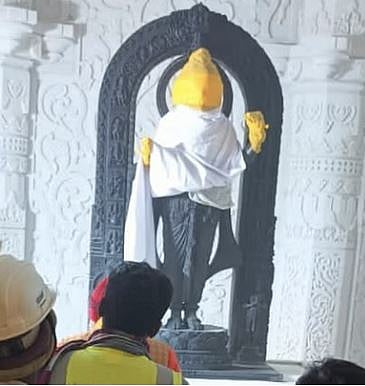 Grand statue of Ram Lalla installed in Ayodhya
