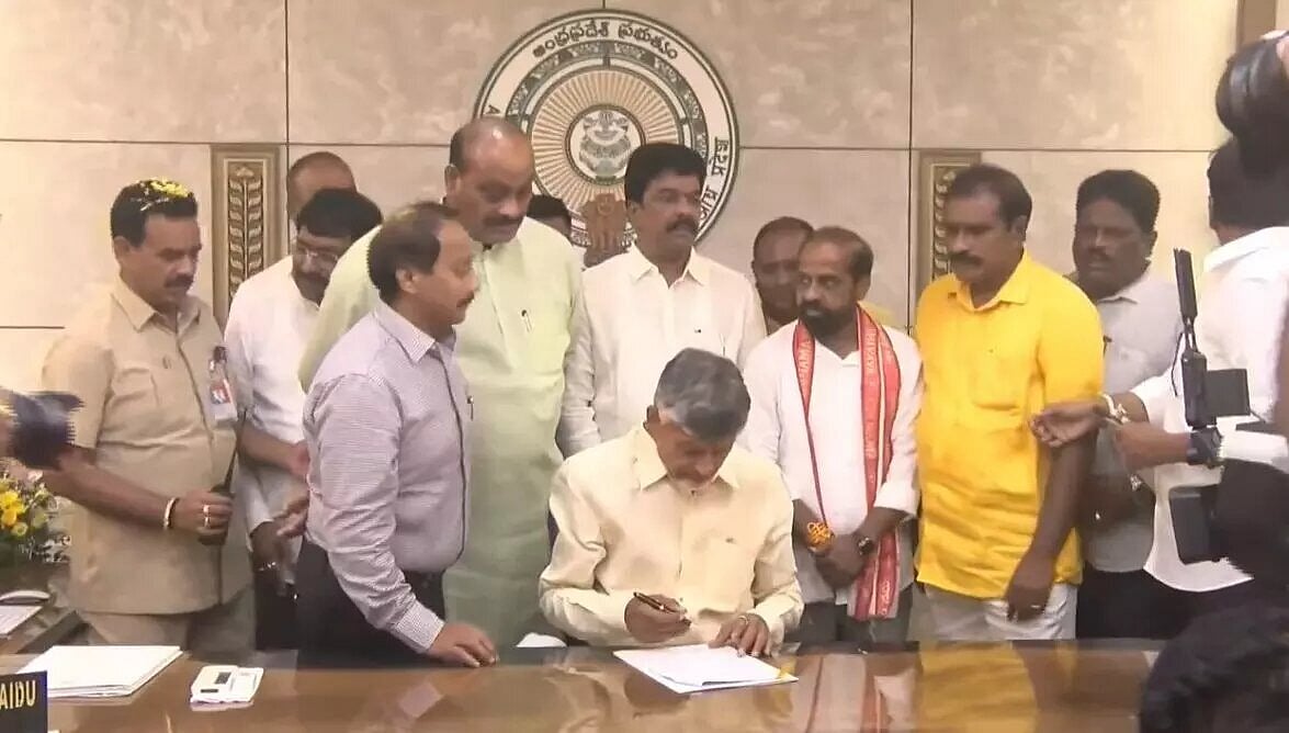 CEO of Andhra Returns: Chandrababu Assumes Charge as CM