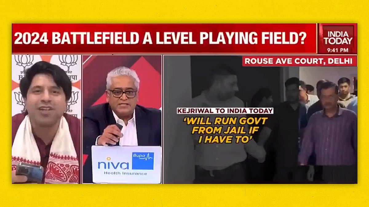 ‘You want to shout, I’ll shut you down’: Rajdeep literally silences BJP ...