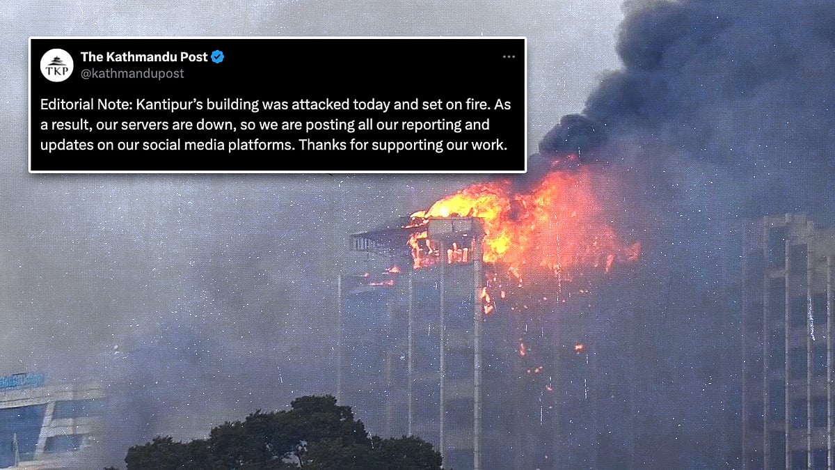 ‘You can burn the newsroom, not the spirit’: Kathmandu Post carries on ...