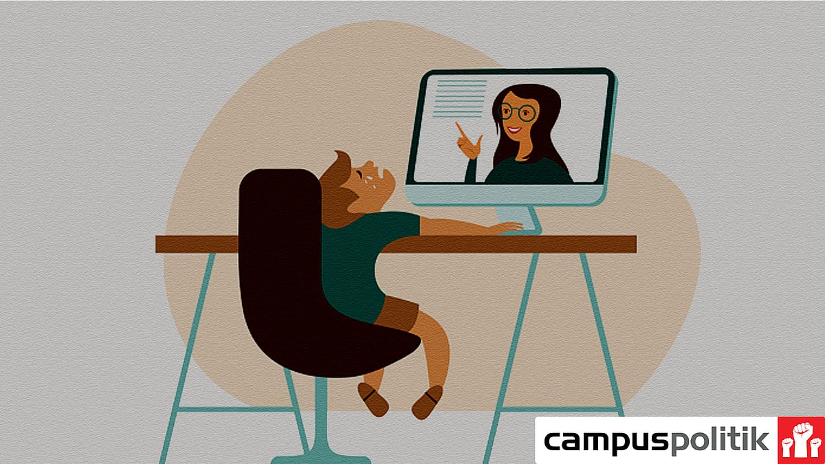‘We’re glued to the screen for 14 hours a day’: Students complain of ...