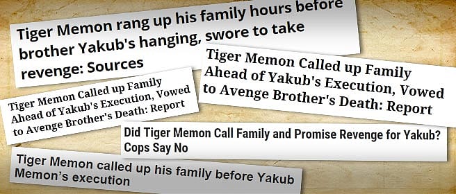 What does Tiger Memon’s call to his mother tell us?