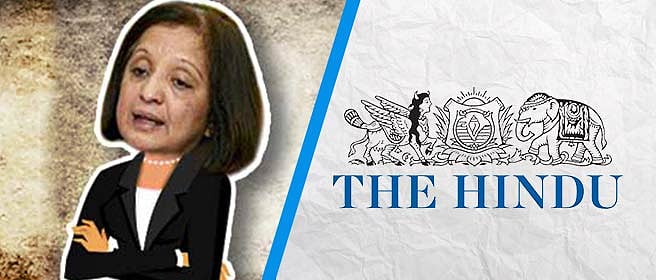 The Hindu’s Editor-in-Chief Malini Parthasarathy puts in her papers