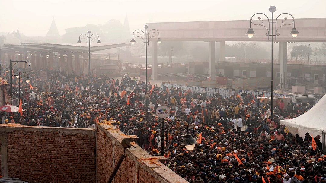 Ayodhya Ram Mandir: Temple Opens To Massive Crowd On Day 1, Country ...