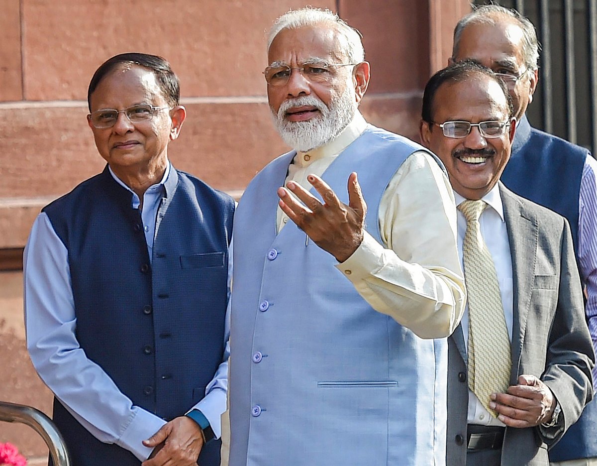 Govt Re-Appoints Ajit Doval As NSA, PK Mishra As Principal Secretary To ...