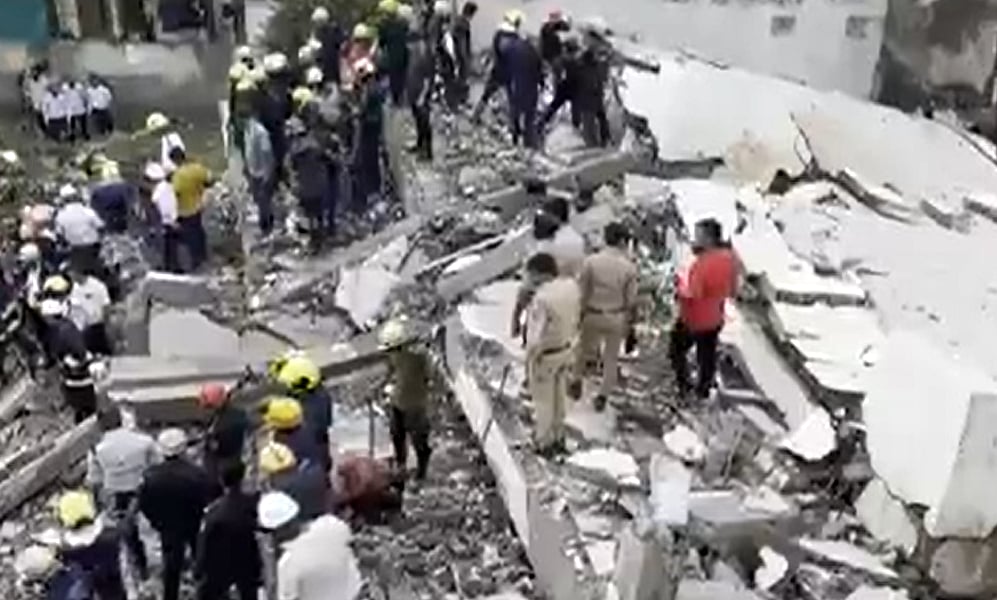 Gujarat: 1 Dead As Multi-Storey Building Collapses In Surat, Many ...