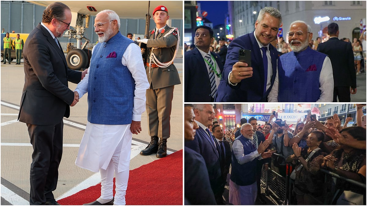 Modi Arrives In Austria, Marks 1st Visit By Indian PM Since 1983 | What ...