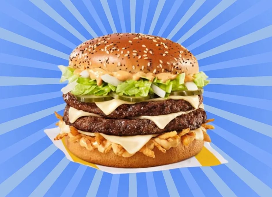 McDonald's Unveils 'Big Arch' Burger: The Biggest New Menu Item Yet ...