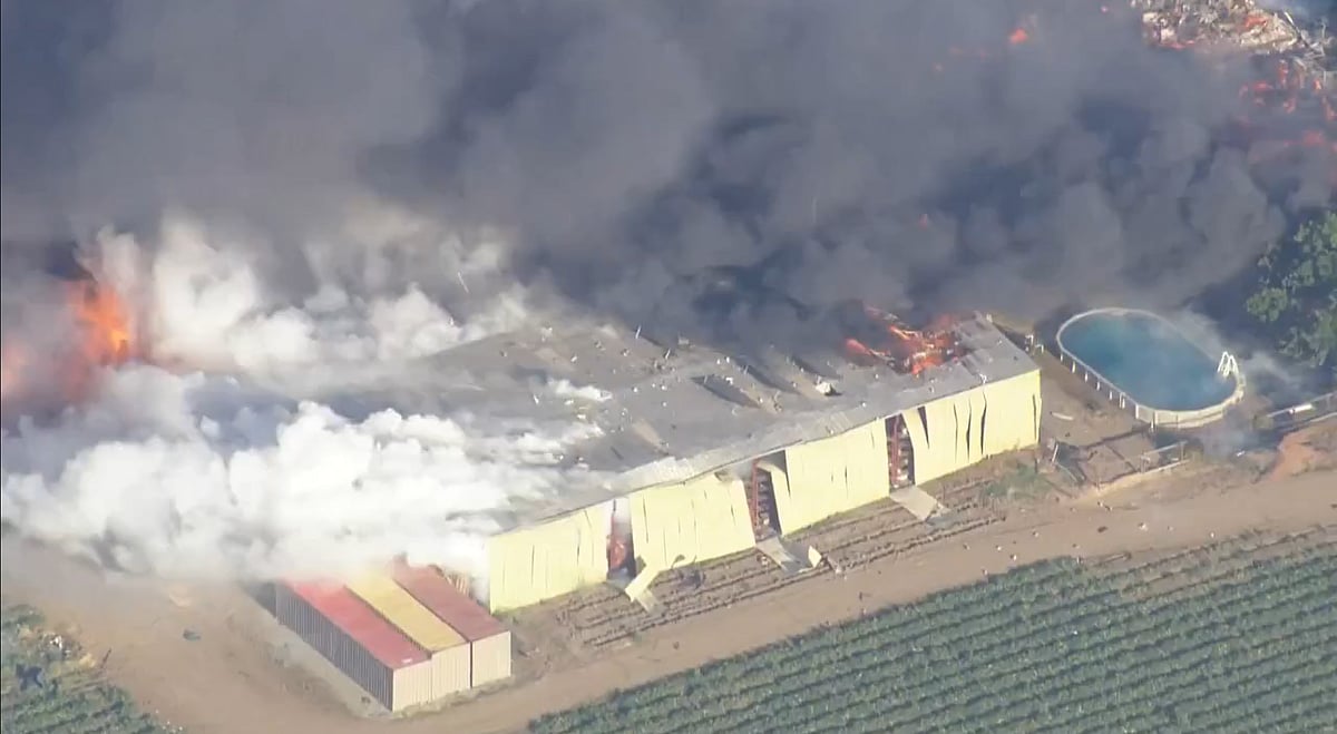 Massive Explosion At California Fireworks Facility, Seven People ...