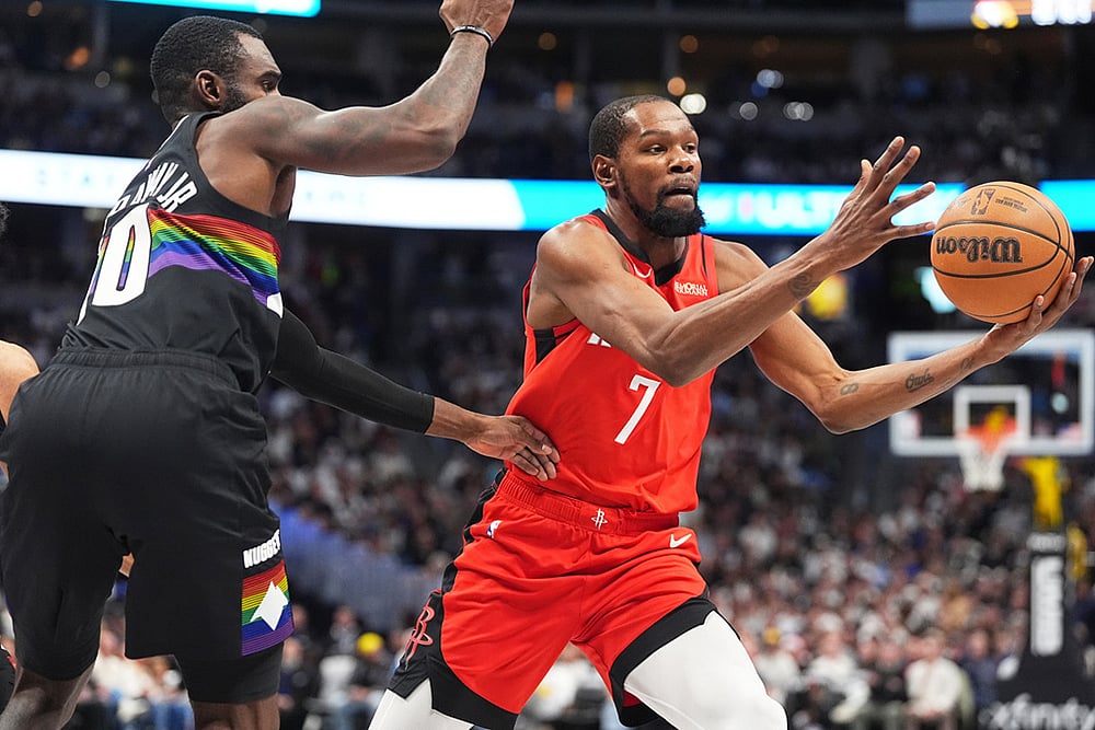 NBA 2025-26: Kevin Durant Stars As Houston Rockets Ease Past Denver ...