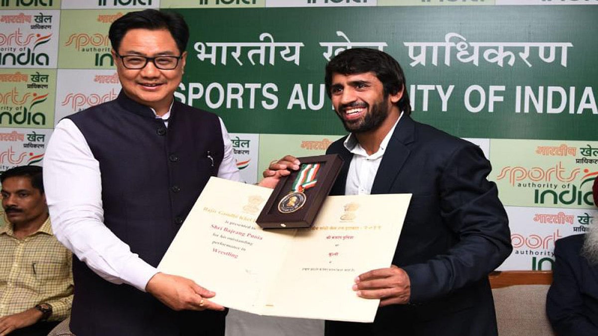 Wrestler Bajrang Punia Wins Rajiv Gandhi Khel Ratna Award | Outlook India