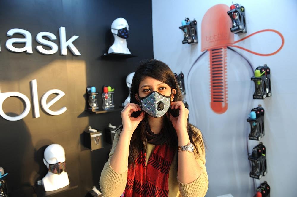 With Pollution Hitting Crazed Levels, Designer Masks Are The New Cool ...
