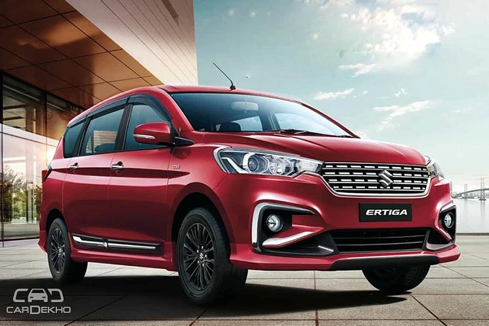2018 Maruti Ertiga Official Accessories Includes Black Alloy Wheels Touchscreen Infotainment System More