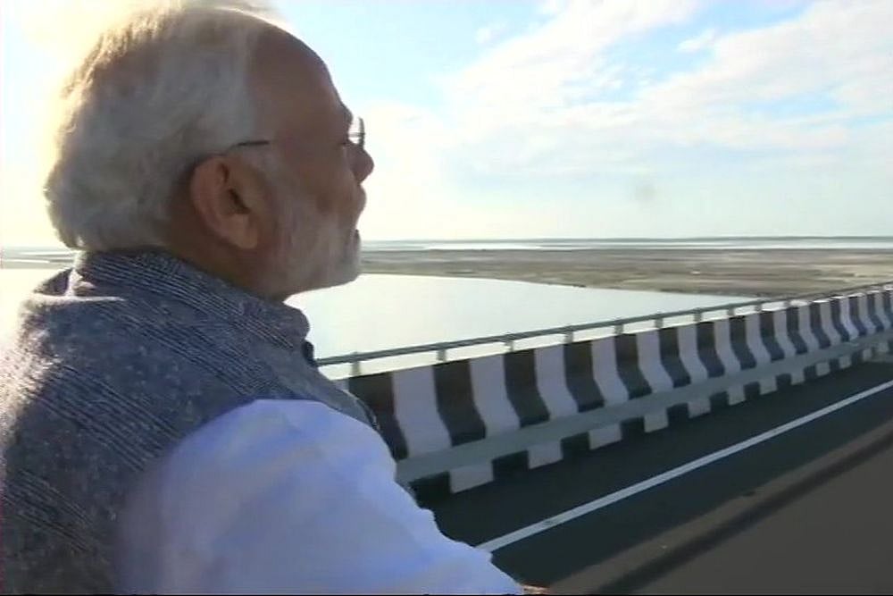 PM Modi Inaugurates India's Longest Railroad Bridge In Assam's Bogibeel ...