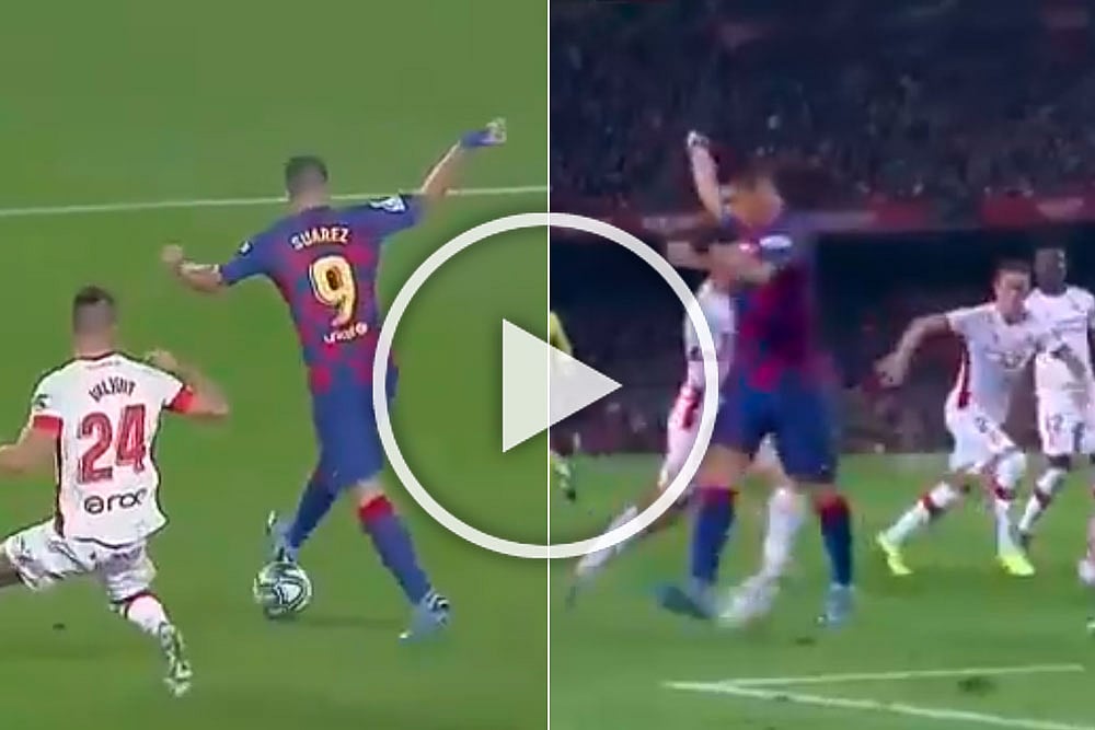Luis Suarez Scores Ridiculous Backheel Goal In Barcelona Romp, Hails It ...
