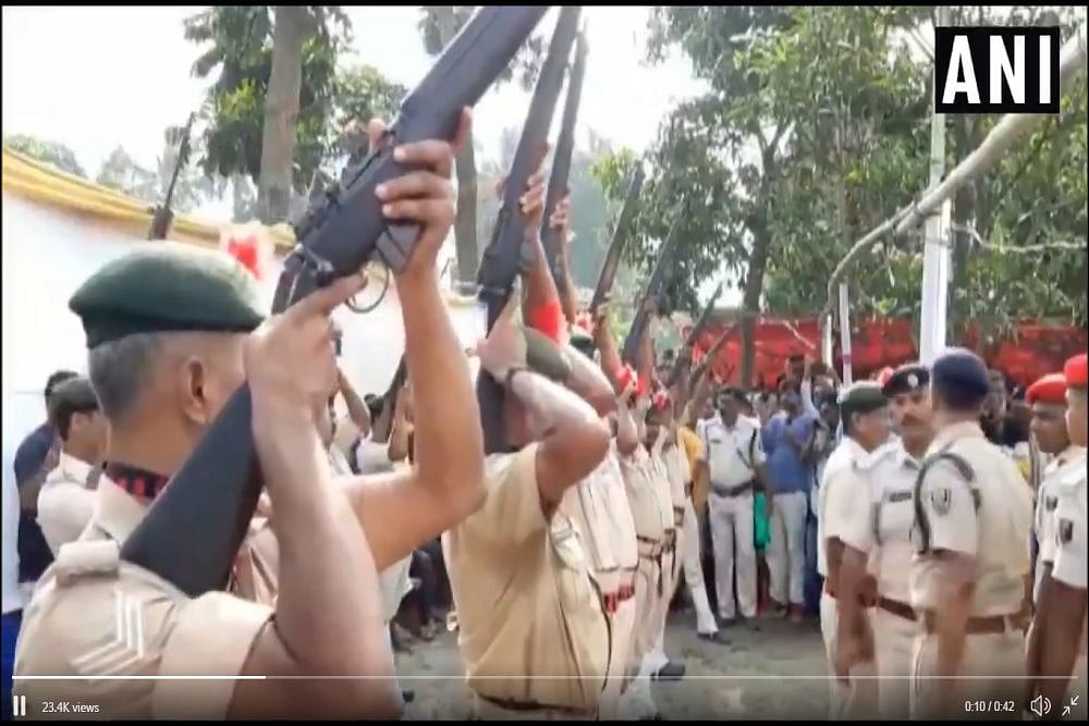Video: Guns Fail To Fire Shots During Ex-Bihar CM Jagannath Mishra's ...