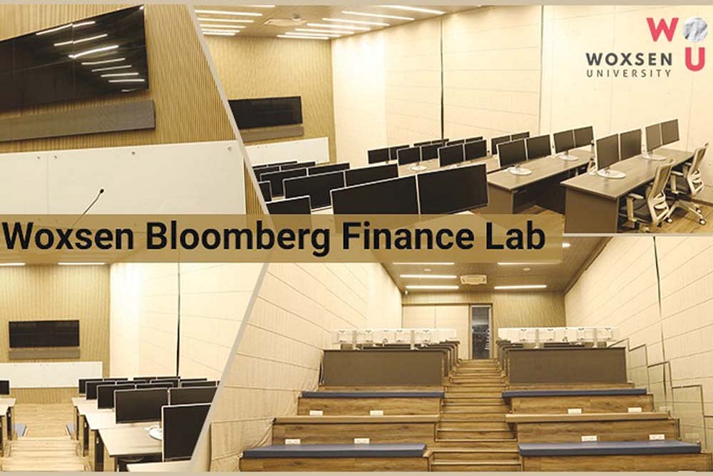 The Iconic Bloomberg Finance Lab Arrives At Woxsen University, Hyderabad