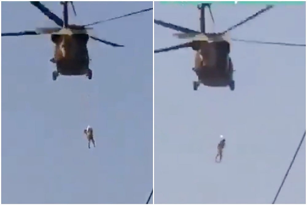 Watch: Video Of Body Dangling From Chopper In Afghanistan Surfaces ...