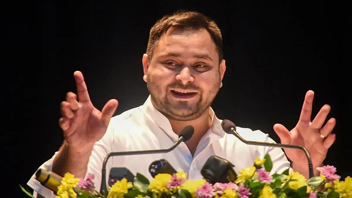 Bjps Conspiracy Behind ‘ramcharitmanas Controversy Tejashwi
