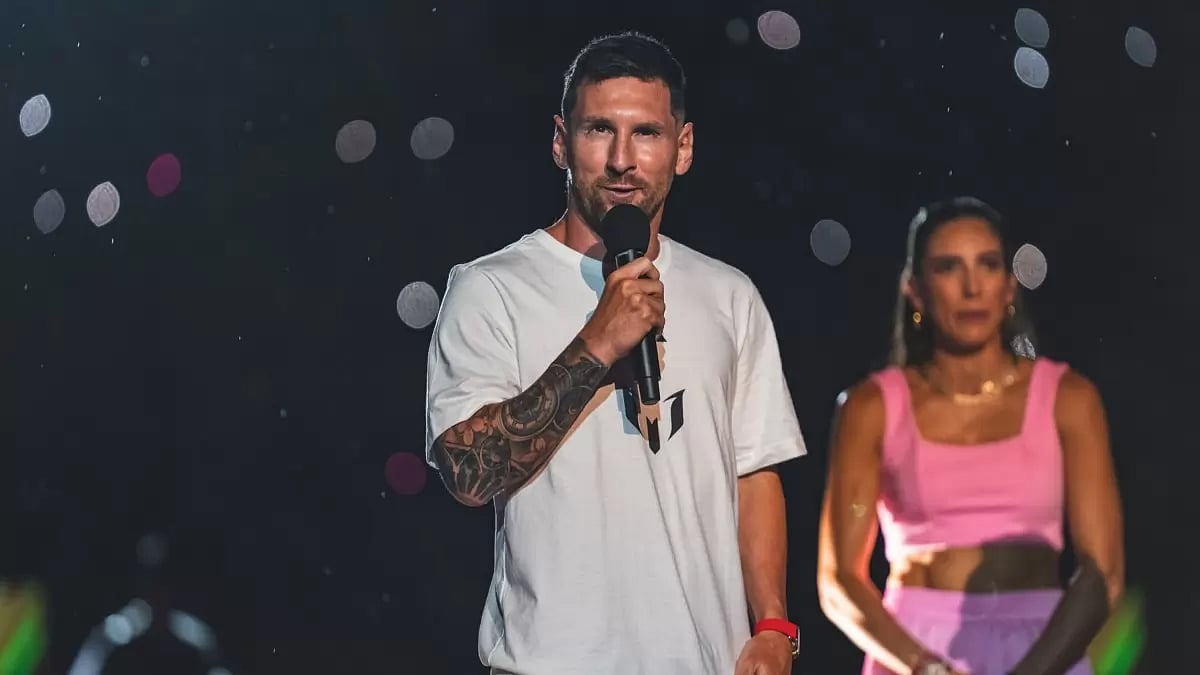 Watch: Lionel Messi Is Introduced By Inter Miami With Fireworks And ...