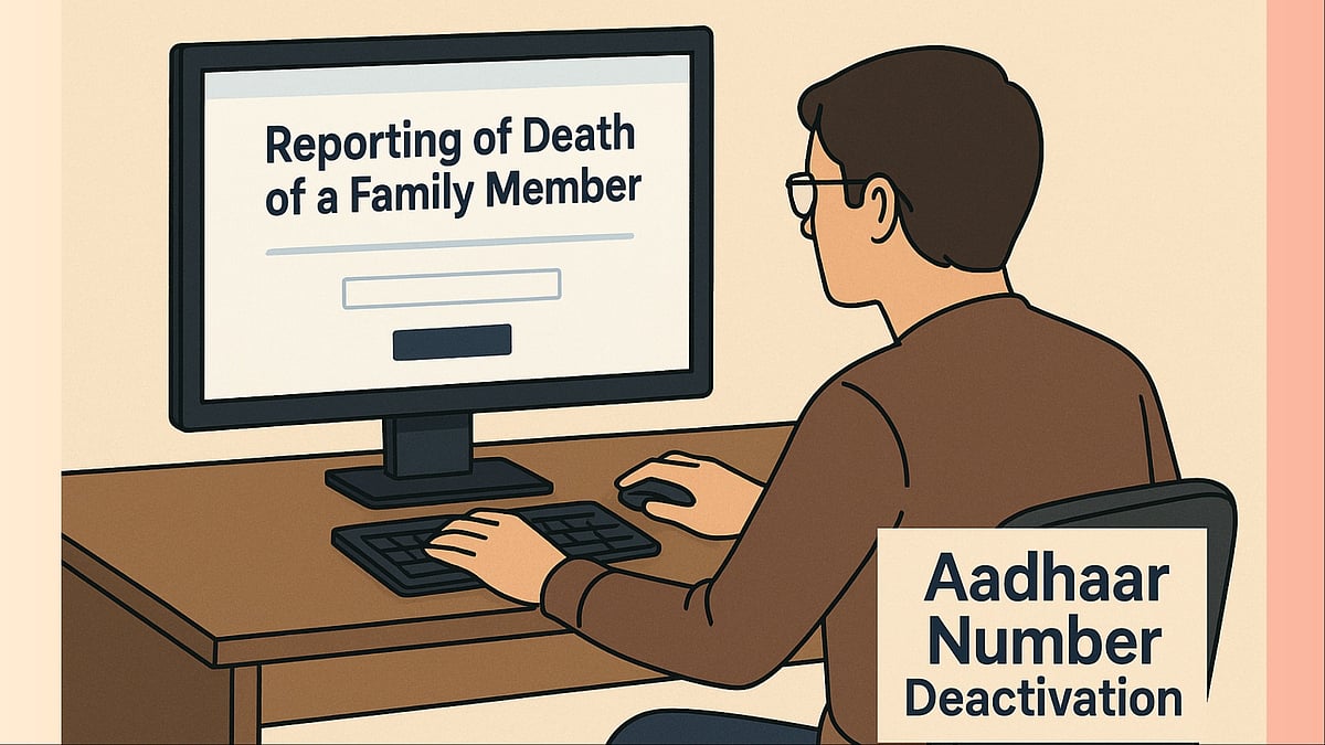 How To Report Death Of A Family Member For Aadhaar Number Deactivation ...