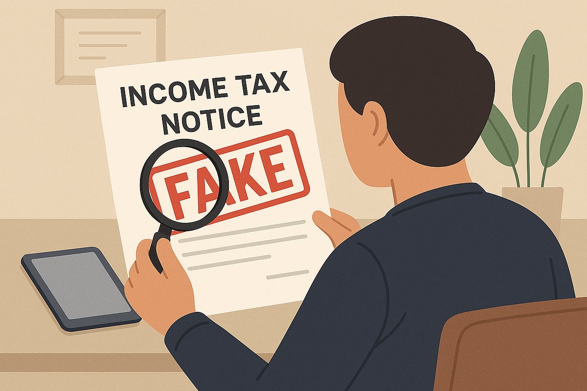 How To Spot And Report Fake Income Tax Notices - Outlook Money