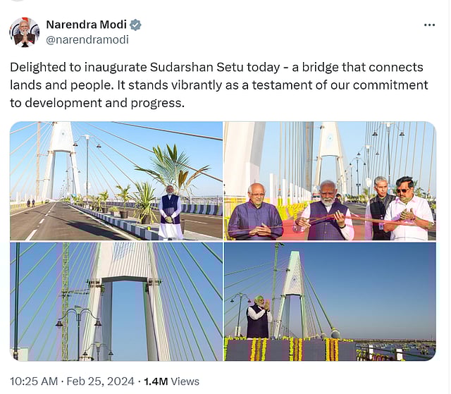 All About Sudarshan Setu, India's Longest Cable-Stayed Bridge
