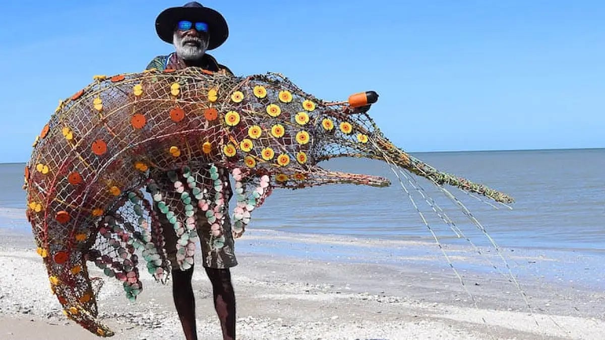 Australia’s Pormpuraaw Community Is Crafting Art From Ghost Nets