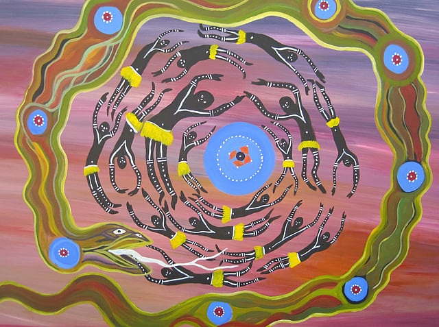 Aboriginal Community Uses Ghost Nets To Make Art for Planet