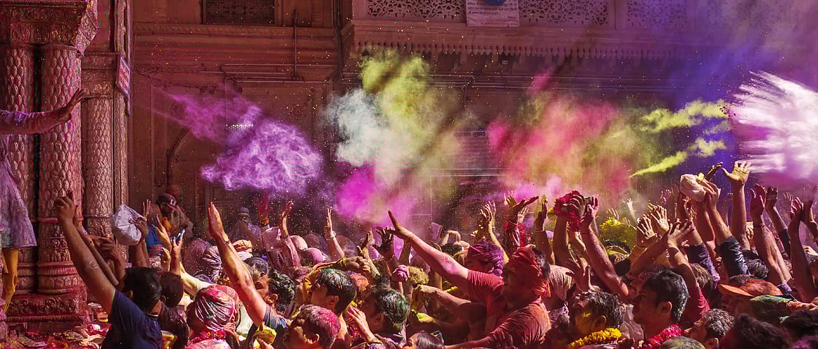 A Glimpse of Holi Celebrations in The Land of Krishna