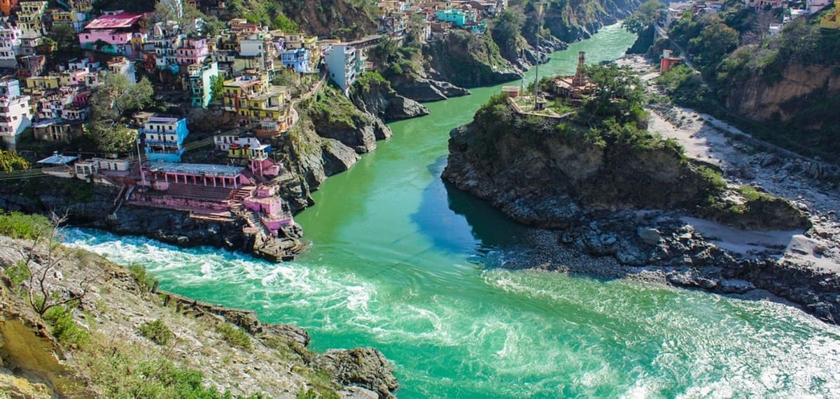 Sacred River Confluences At Panch Prayag
