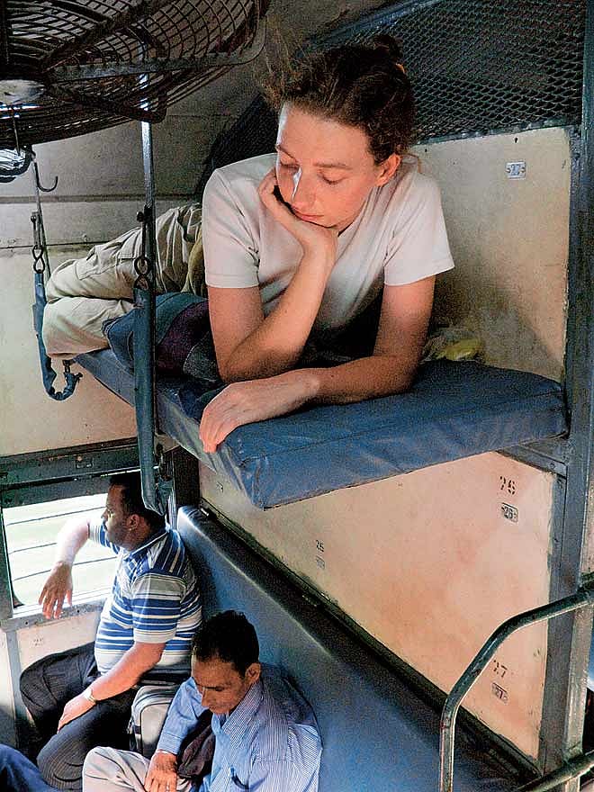 Grumpy traveller Train tussles