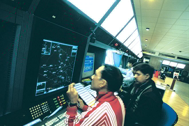 A night in Delhi's Air Traffic Control Room