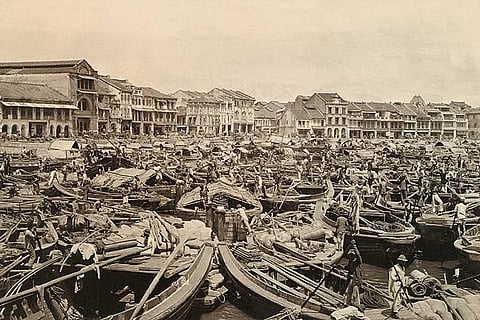 A Sea of Boats, 1910