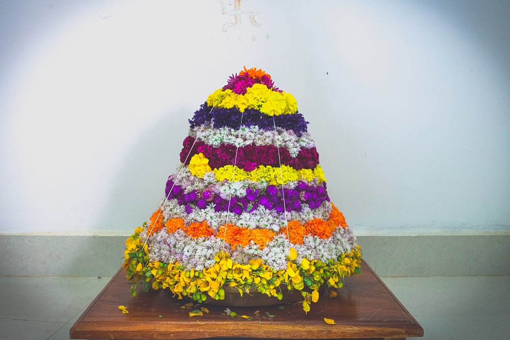 Bathukamma Saying It With Flowers