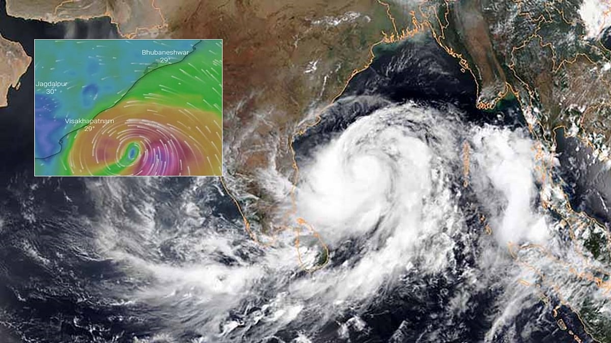 Which direction is the cyclone going now? What is saying the weather ...