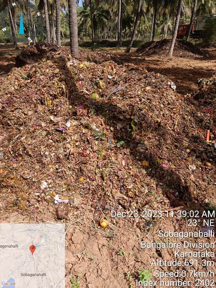 ಬಾಗೇನಹಳ್ಳಿ ತೋಟಕ್ಕೆ ಬಿಬಿಎಂಪಿ ಕಸ: ಖಂಡನೆ