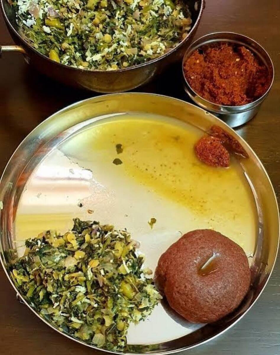 ಆಹಾ...! ಮುದ್ದೆ ಉಪ್ಸಾರು