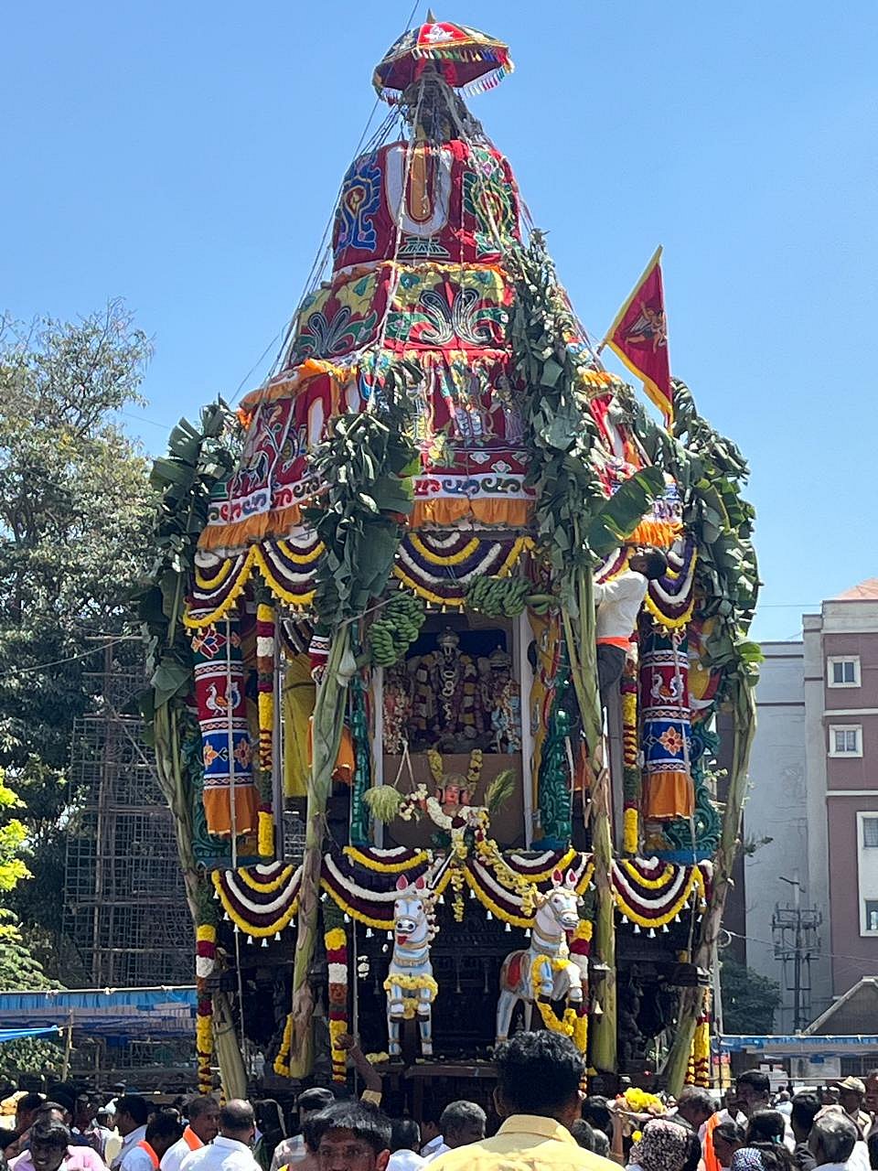 ಹುಳಿಮಾವು: ಸತ್ಯನಾರಾಯಣ ಸ್ವಾಮಿ ಬ್ರಹ್ಮರಥೋತ್ಸವ